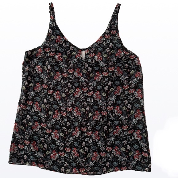CAbi | Tops | Cabi Flirt Cami Tank Floral 5224 With Adjustable Straps ...